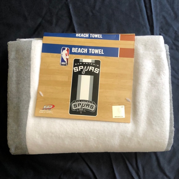 NBA | Bath | New Nba Spurs Beach Towel | Poshmark